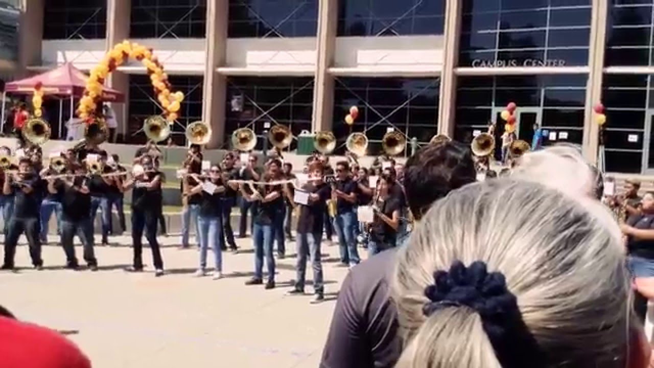 PCC Lancer Marching Band 2015 "Take on Me" - YouTube