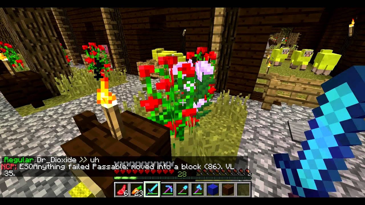 Minecraft The Sheep Farm Every Color (Survival Server) - YouTube