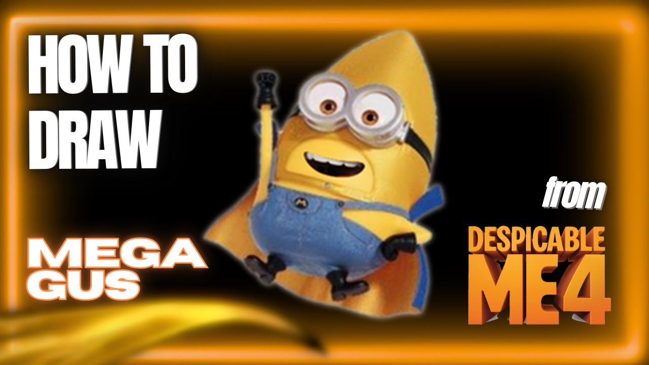 How to draw Mega Gus from Despicable Me 4 #despicableme4 #minions # ...