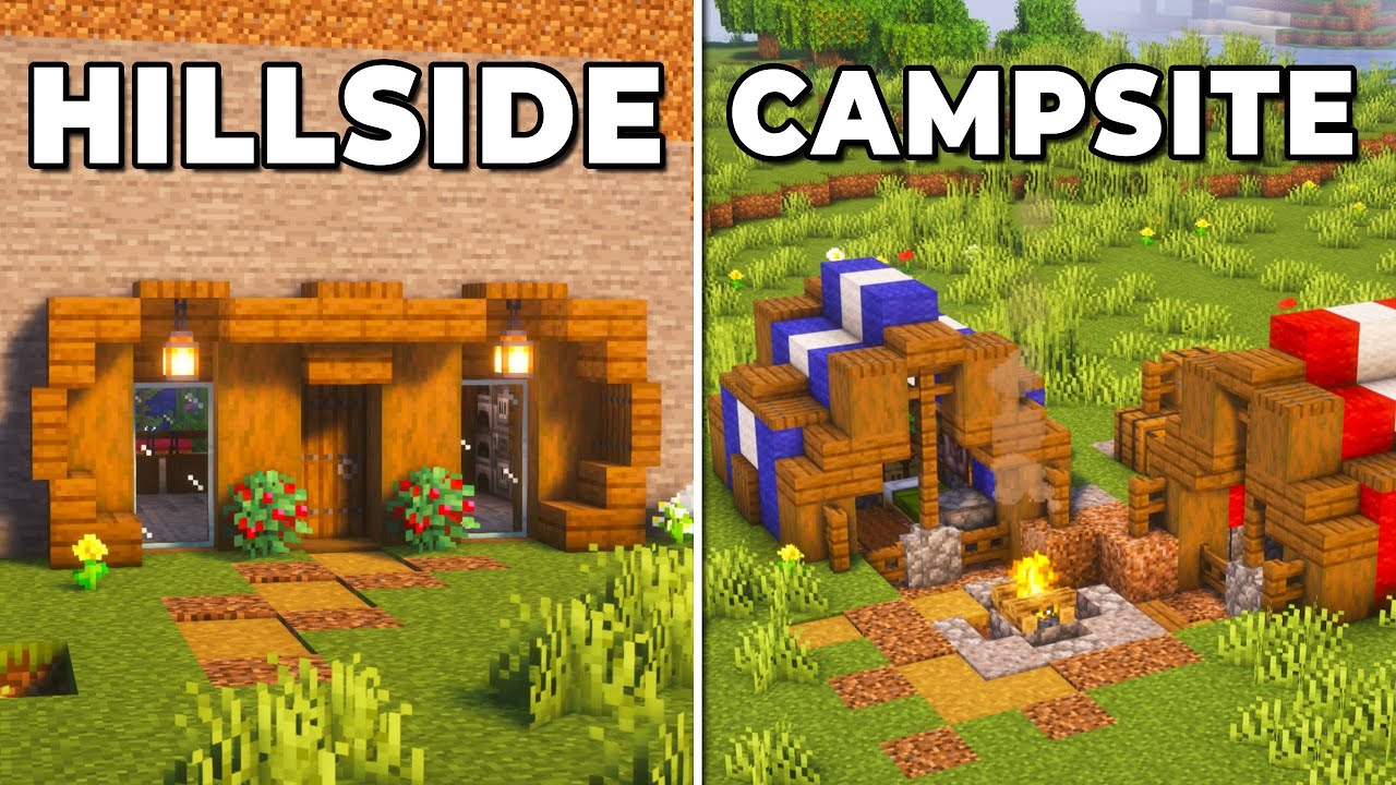 3 Simple 2-Player Starter Bases in Minecraft! - YouTube
