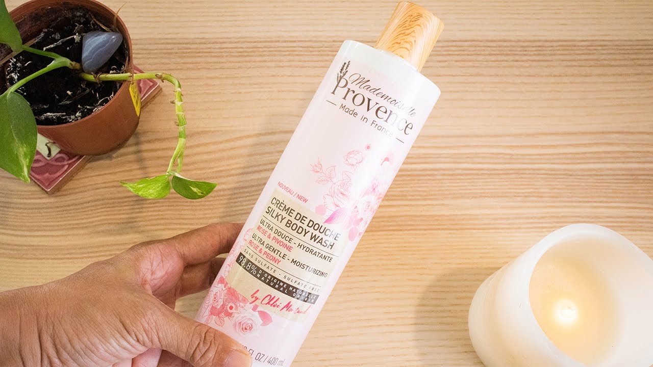 Mademoiselle Provence Natural Body Wash - Rose and Peony - Review - YouTube