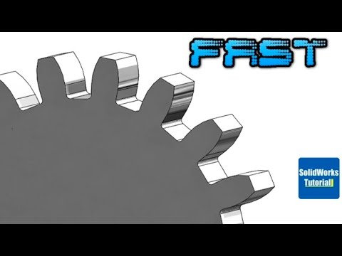 10- fast version SolidWorks Tutorial # : Spur Gear manual drawing - YouTube