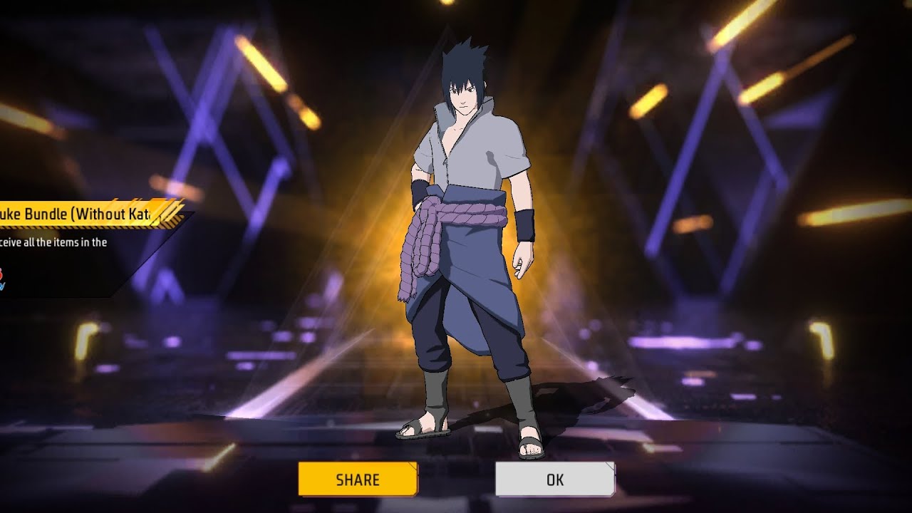 FINALLY GOT SASUKE BUNDLE IN FREE FIRE🔥🔥!!! - YouTube