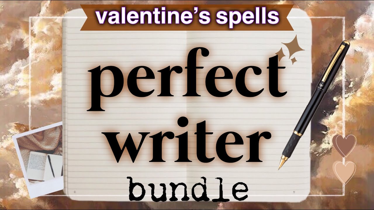 “perfect writer” • writing bundle - YouTube