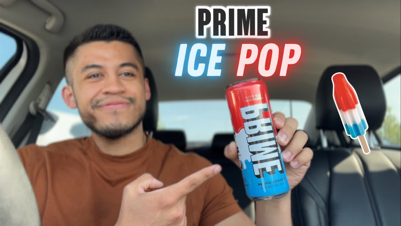 PRIME Energy Drink Ice Pop REVIEW - YouTube