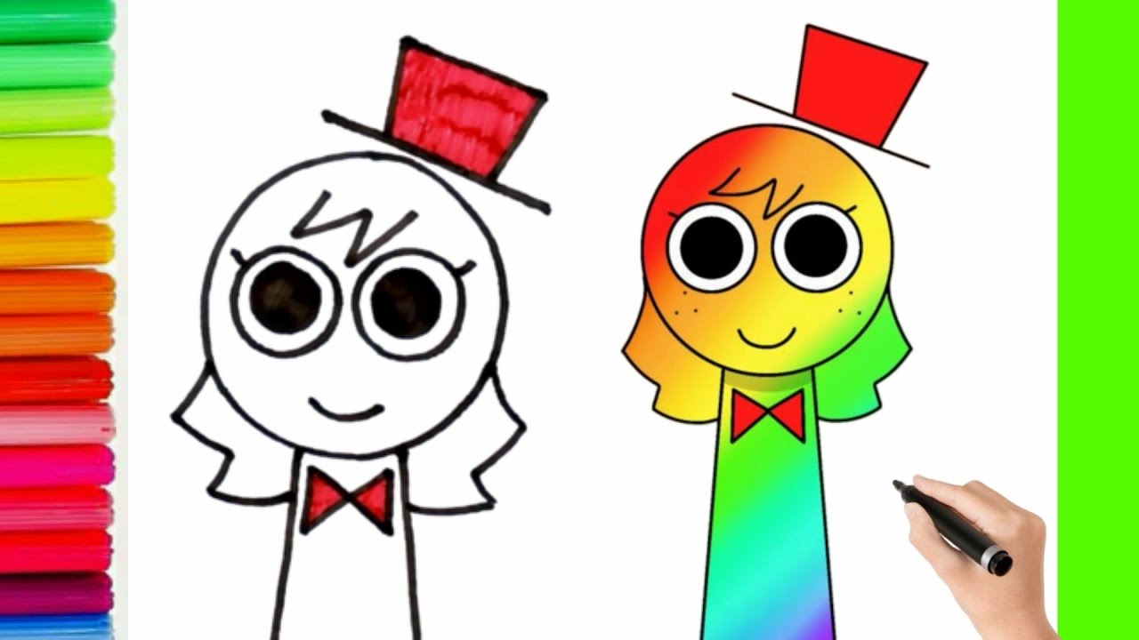 How To Draw Sprunki characters, Incredibox - YouTube
