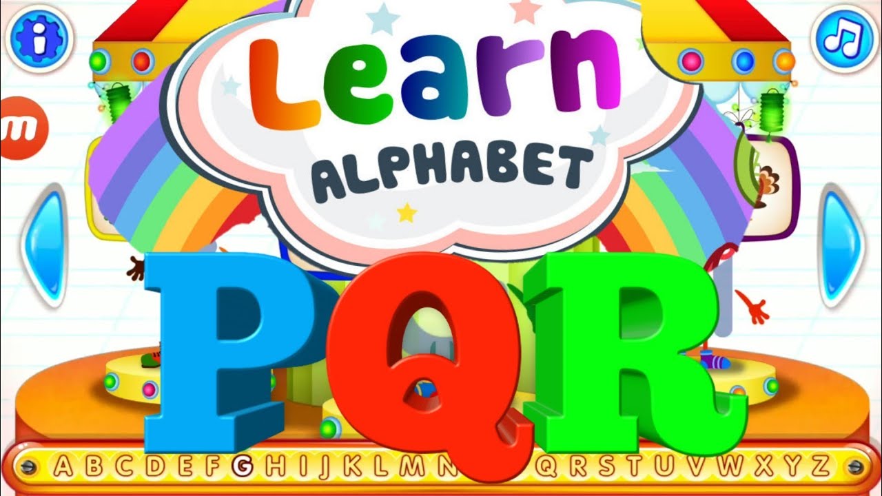 Learn Letters PQR | Kids Learn ABC, Alphabet and English while playing ...