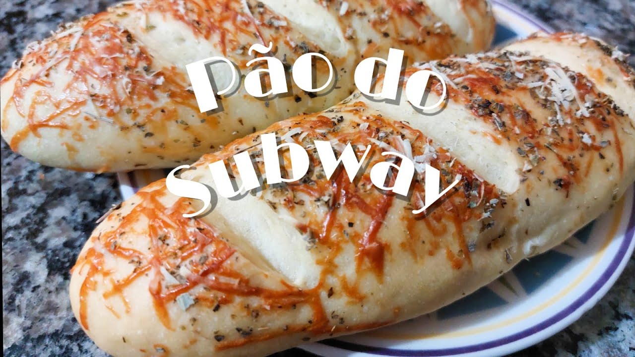 Como fazer o pão do Subway | Pão de Parmesão e Orégano - YouTube