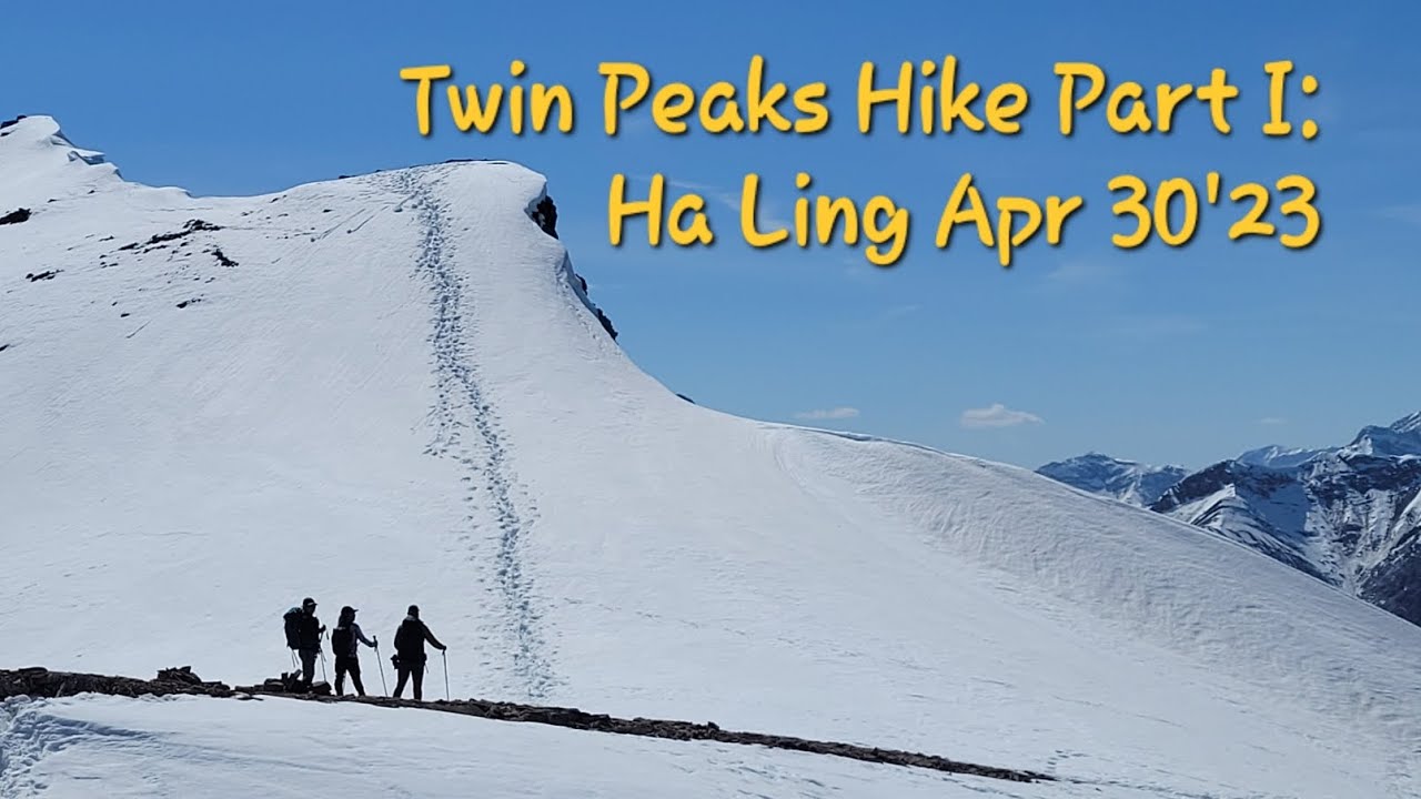 Twin Peaks Hike: Ha Ling & Miner's Peak Part I - YouTube