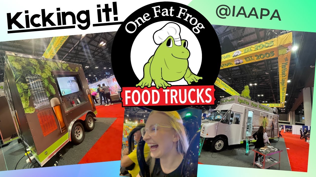 One Fat Frog Food Trucks is showing it off at IAAPA in Orlando - YouTube