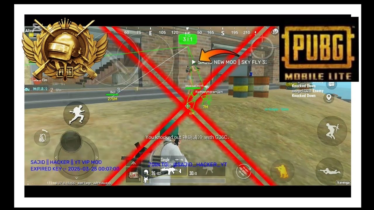 MY new mod menu apk Pubg lite new 0.27.0update full game flash + sky ...