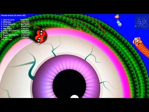 Worms Zone Magic Tricks Gameplay 🐍 299 - Worms Turn Small Into Giant - Xmood Roy - YouTube