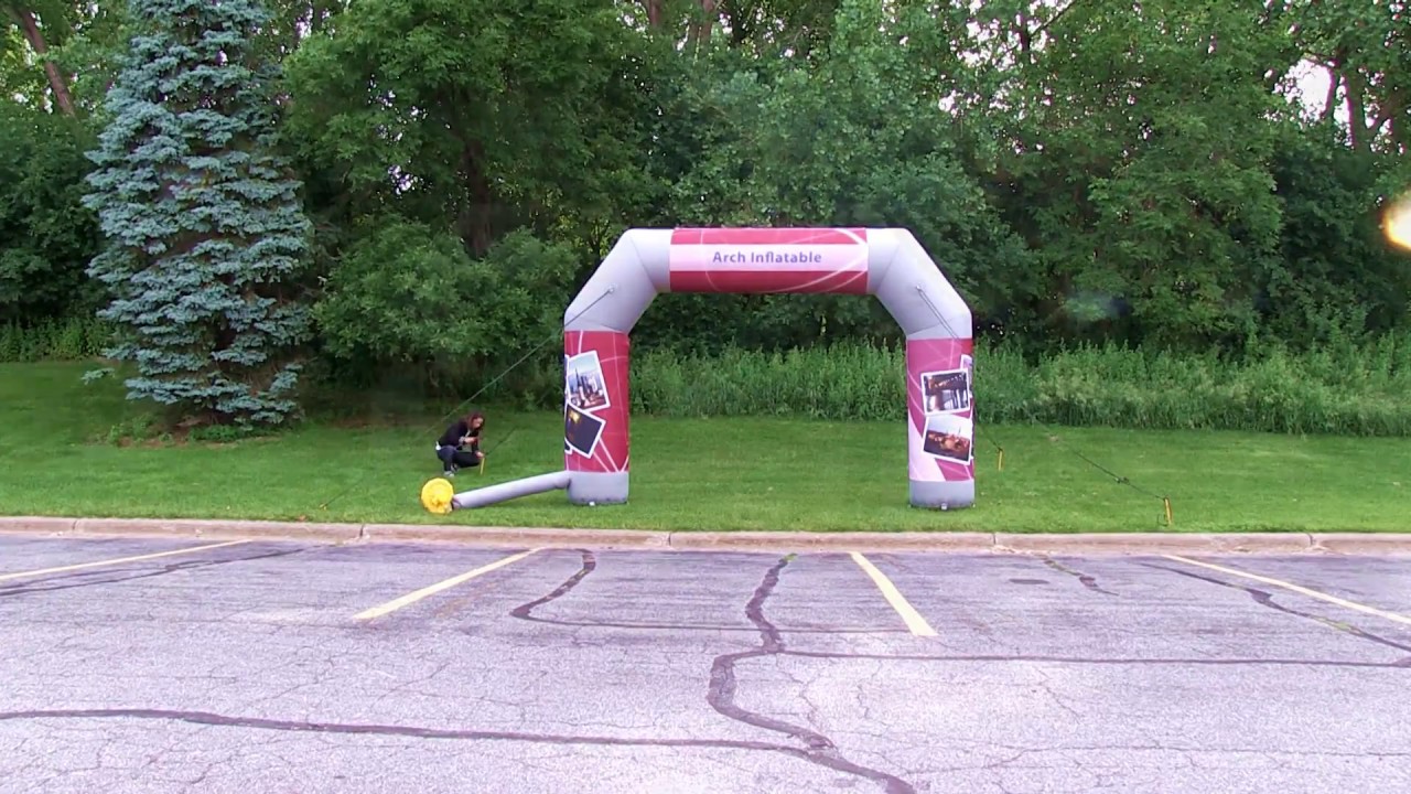 Arch Inflatable Display - YouTube