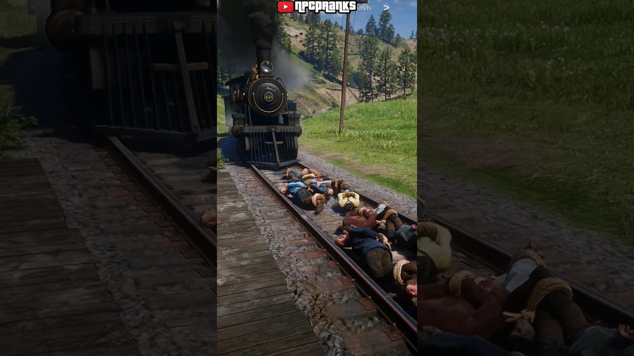 Horrific Train Tragedy In Valentine | RDR2 - YouTube