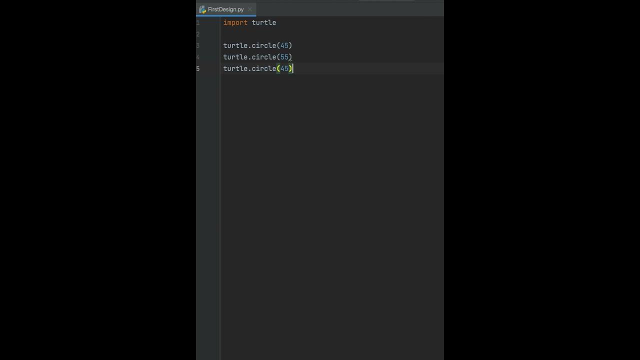 How To Draw A Circle In Python Using Turtle Module Pythoncoding Shorts Pythonprogramming 0630