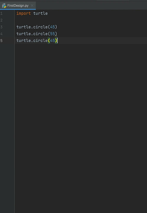 How To Draw A Circle In Python Using Turtle Module Pythoncoding Shorts Pythonprogramming