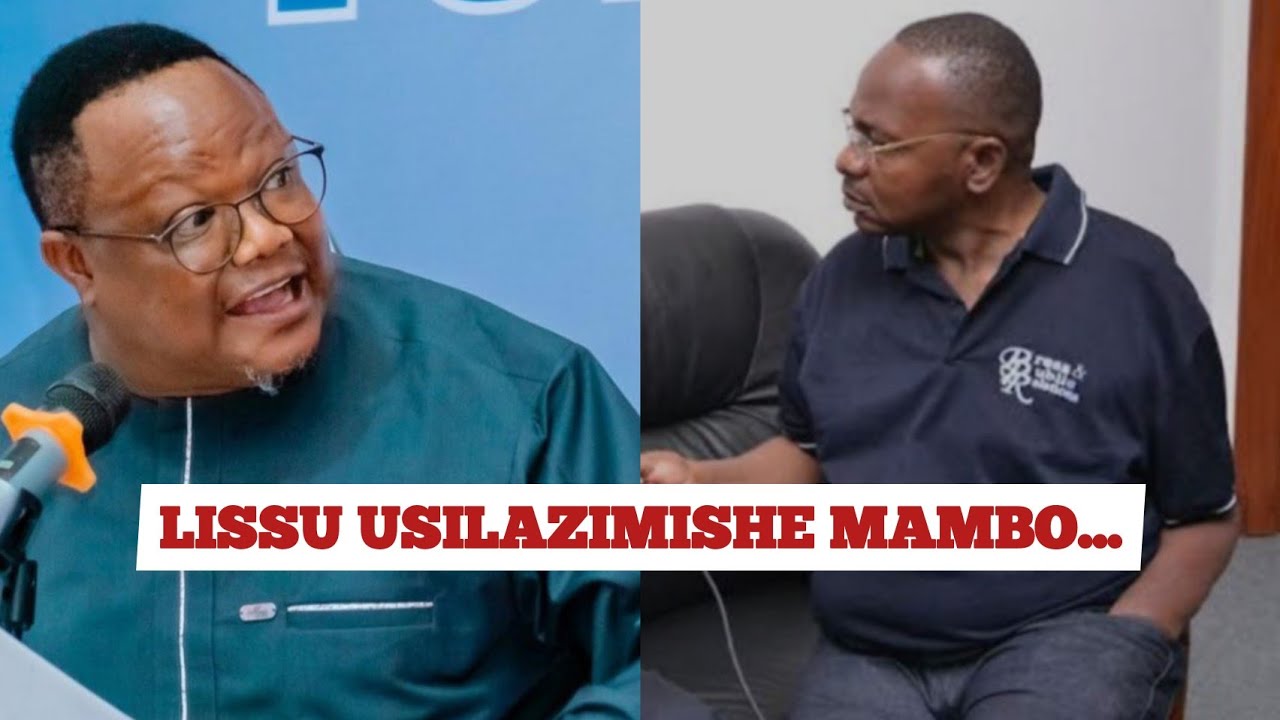 PASCAL MAYALA ambana TUNDU LISSU kutaka kulazimisha "NO REFORMS NO ...