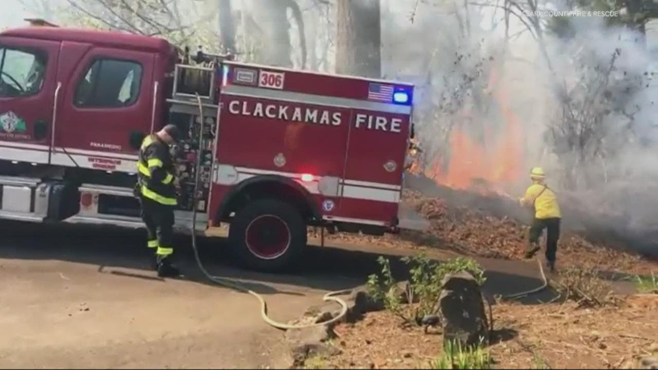 Crews extinguish brush fire in Clackamas County that led to some ...