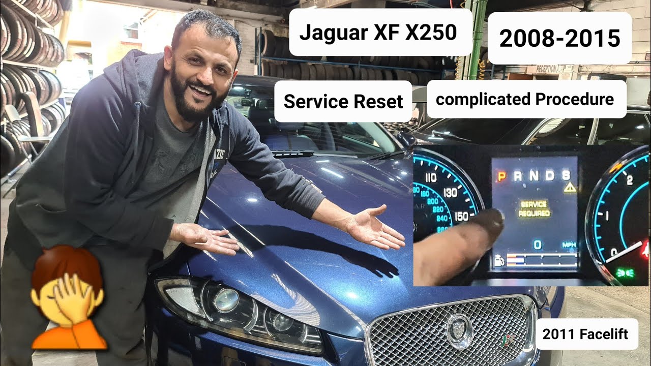How To Service Reset On Jaguar XF X250 complicated YouTube