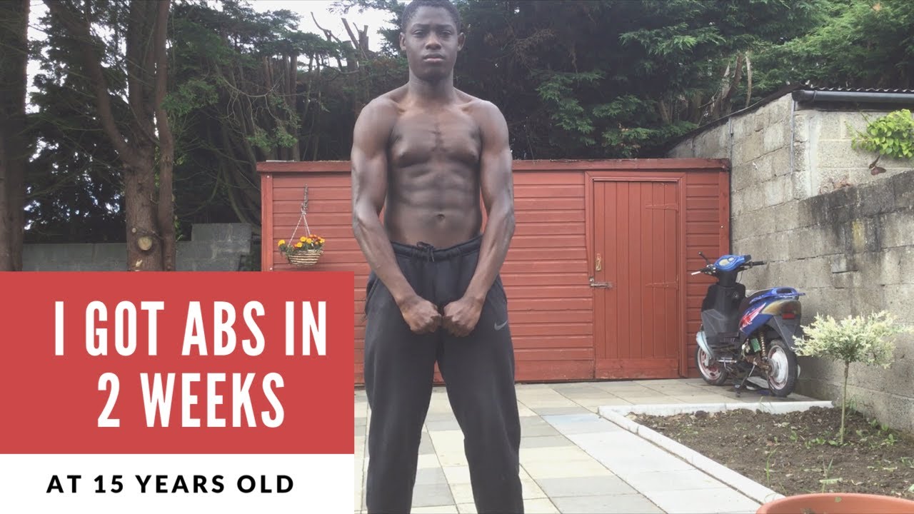 How To Get Abs In 2 Weeks At Home (Teenager) - YouTube