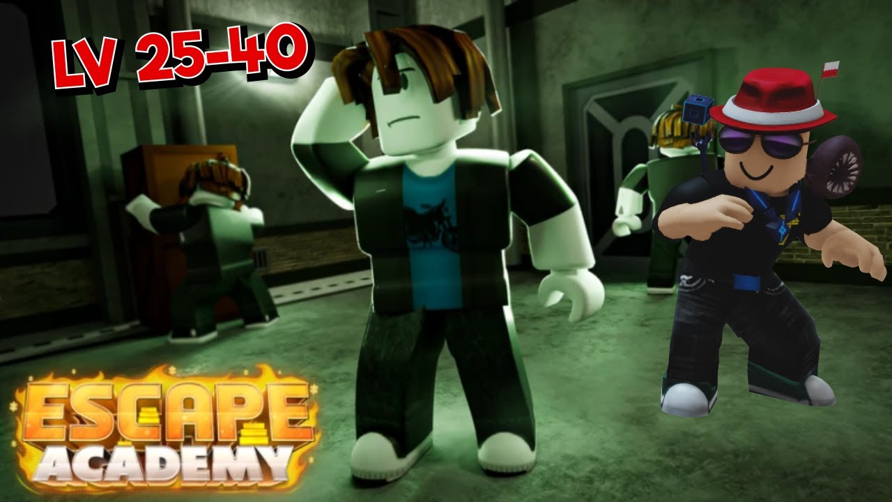ESCAPE ROOM ACADEMY!!! LEVEL 25-40 ROBLOX - YouTube