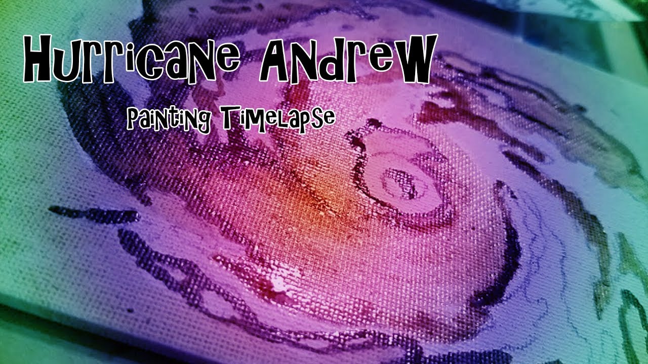 Painting Hurricane Andrew - Experimenting in Abstract Art - Oil ...