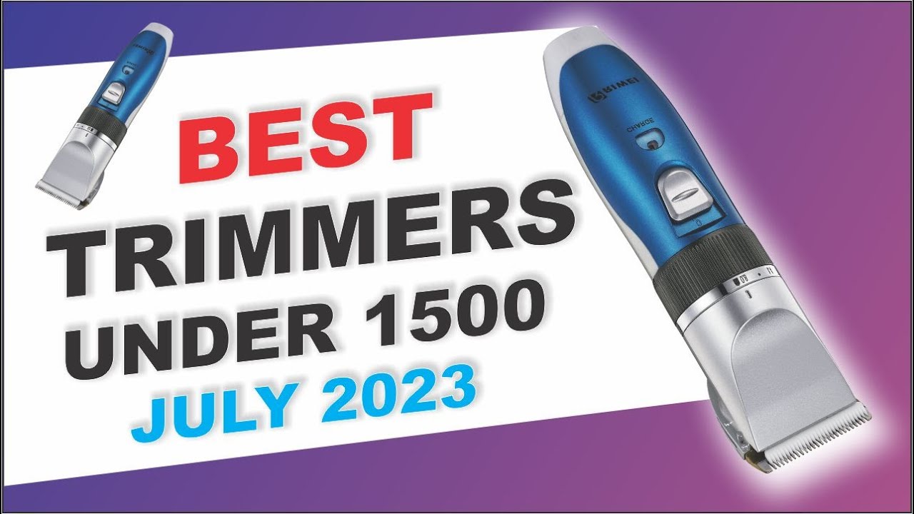 Top 5 Trimmers Under 1500 💰 Best trimmer 2023 💰 best trimmer for men ...