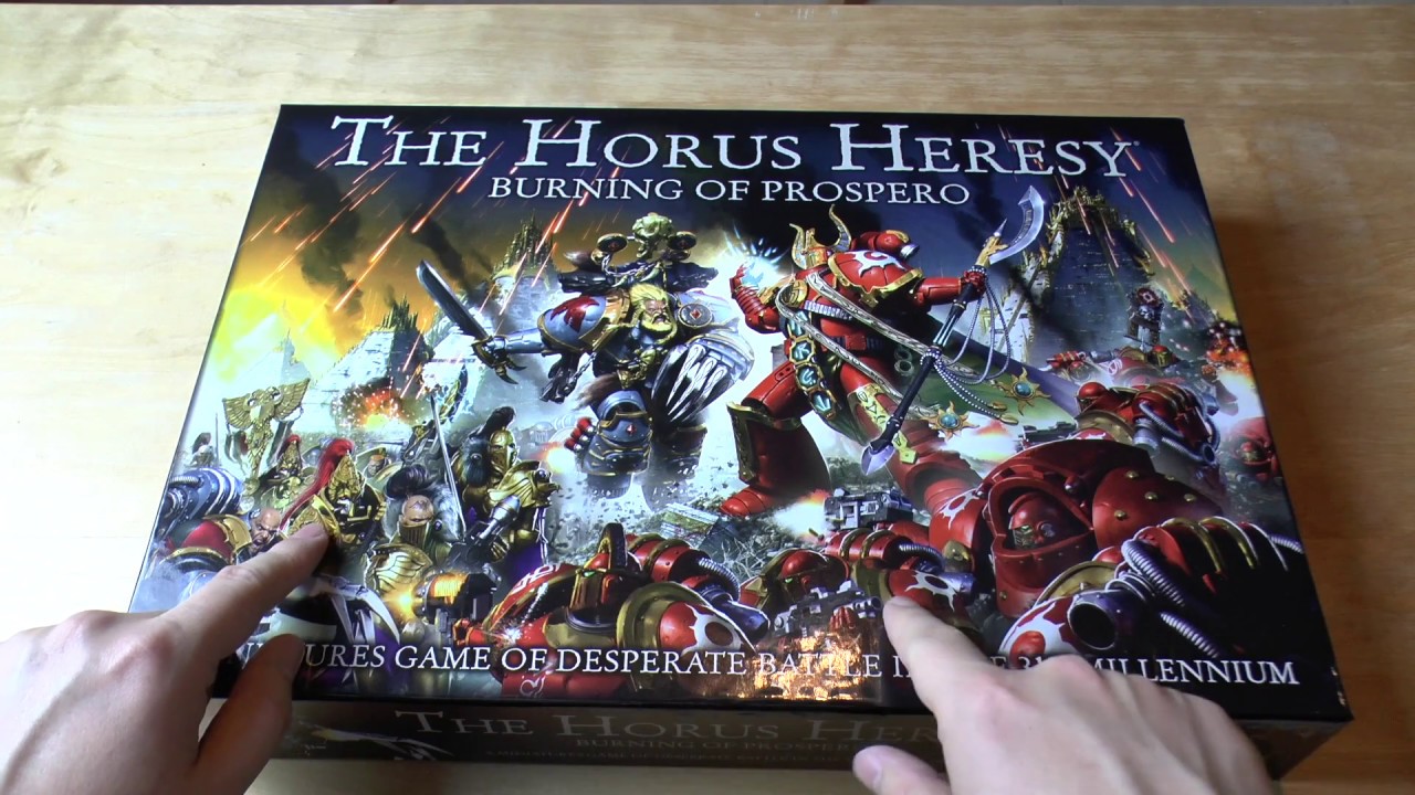 The Horus Heresy - Burning of Prospero - Unboxing (WH40K) - YouTube