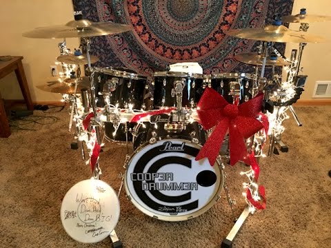 SURPRISING DRUMMER with DREAM SET for CHRISTMAS! - YouTube