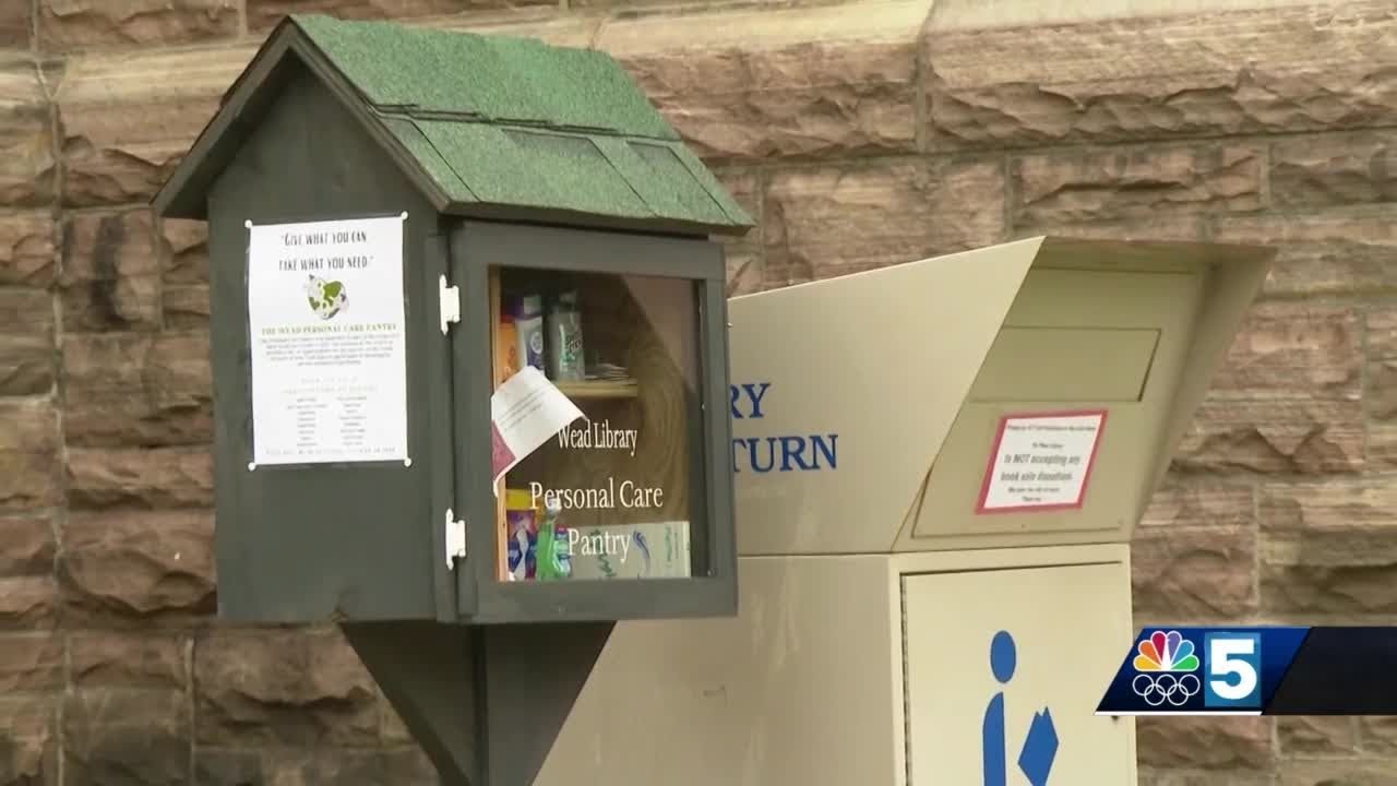 Personal care items drive at Wead Library - YouTube