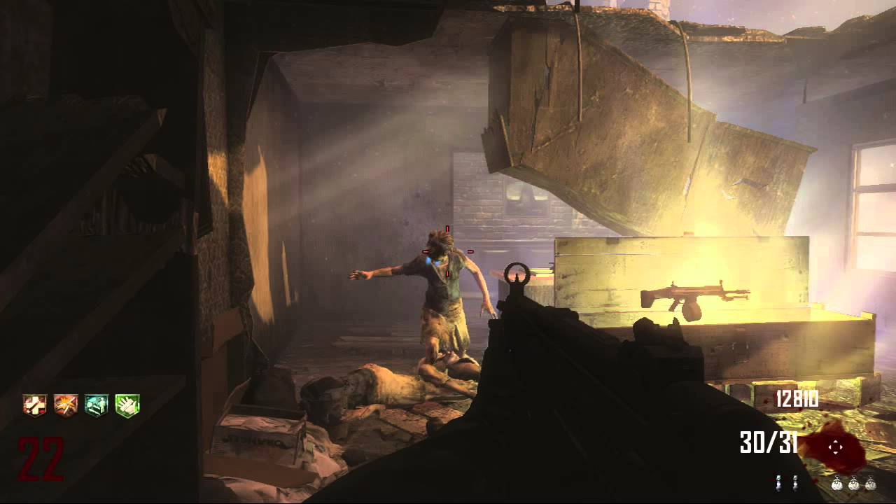 【COD:BO2 ゾンビ】 Town MP5＆M1911のみ #2 モンキーボムを投げるスキさえ与えてくれない・・・ - Only MP5 ...