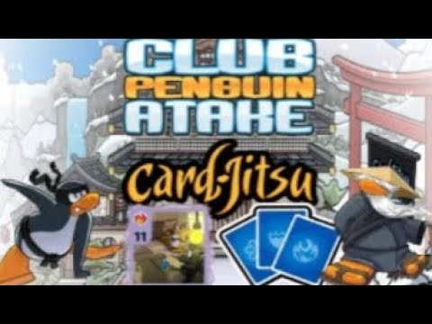 Club Penguin Atake All Card Jitsu Cards - YouTube