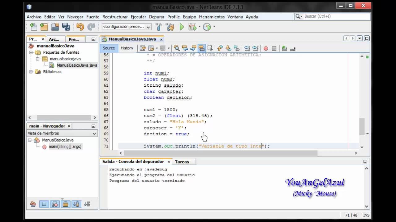 Tutorial Basico de Java - Parte I - YouTube