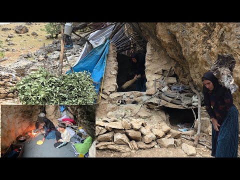 Nomadic life and the last night in the cave|Preparing a mother for the difficult migration 