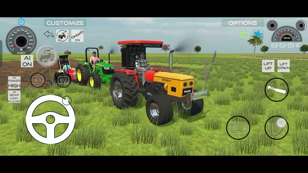 3 TRACTOR , HMT , John Deere , SWARAJ , CULTIVATOR ROTAVATOR FARMING 🌾 ...