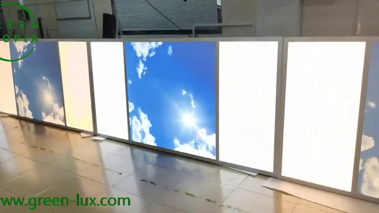 Cutom 2400*1200mm 3 in 1 LED sky panel lights from www.green-lux.com ...