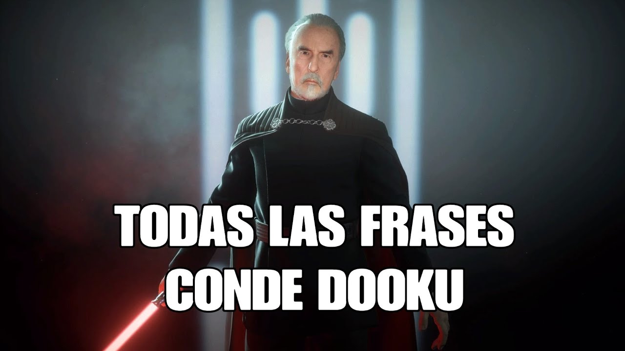 TODAS las CONVERSACIONES del CONDE DOOKU (MEJORADO) -Battlefront 2 ...
