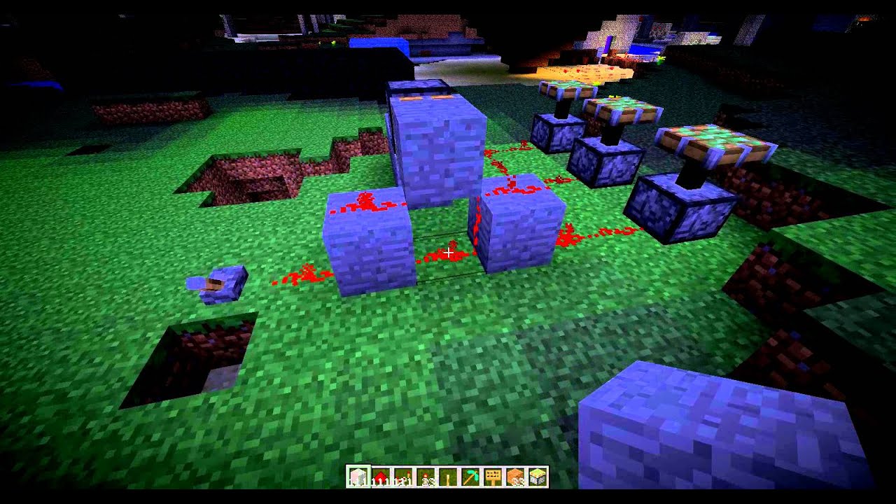 Minecraft Repeating Signal (Only Affects Pistons) - YouTube