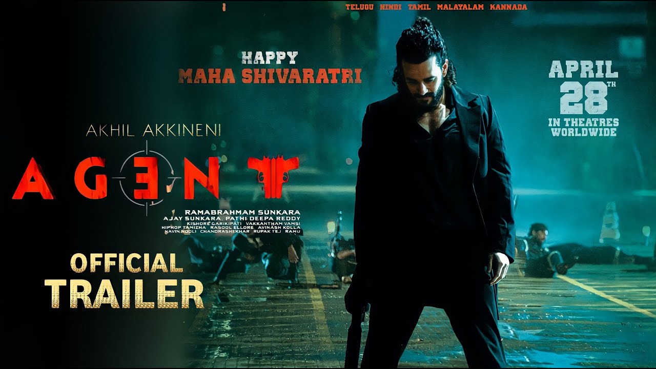 Agent Theatrical Trailer| Akhil Akkineni, Surendar Reddy | Agent ...