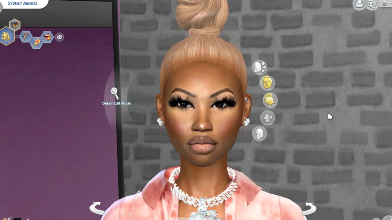 The Sims 4 CAS: Sydney Munoz 👄💄 - YouTube