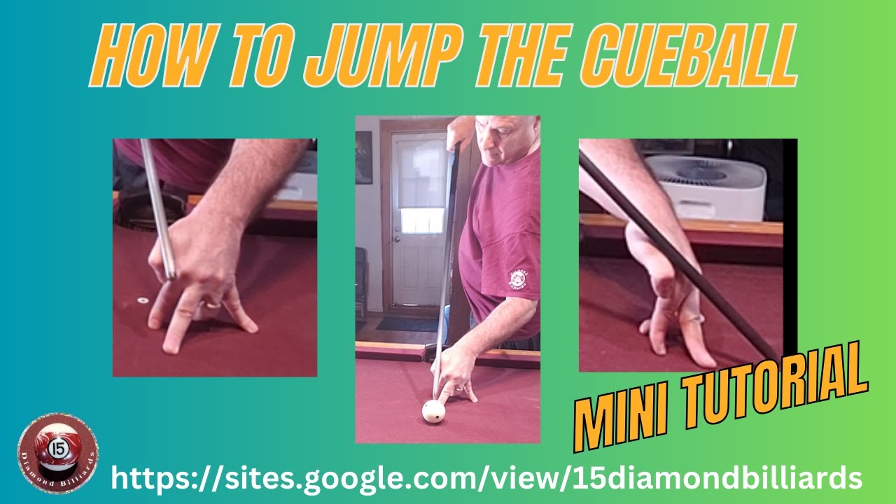 How to jump the cue-ball mini tutorial - YouTube