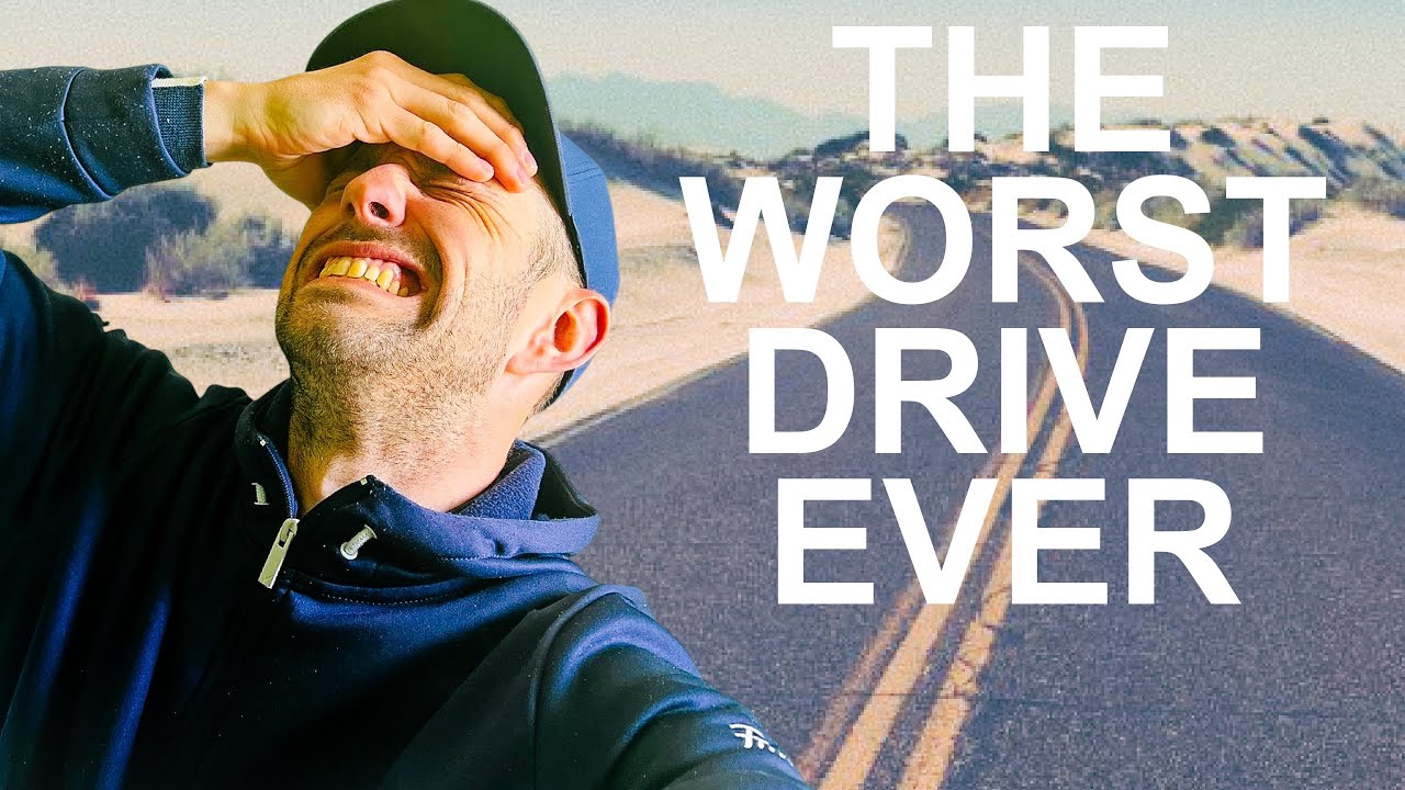 THE WORST GOLF DRIVE EVER HIT IN DUBAI ROAD BALL - YouTube
