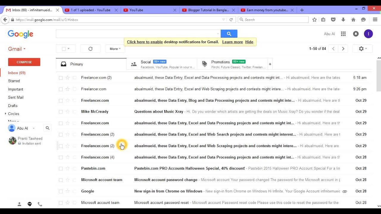 Save Your Gmail Account From Email Bombing Today !! - YouTube