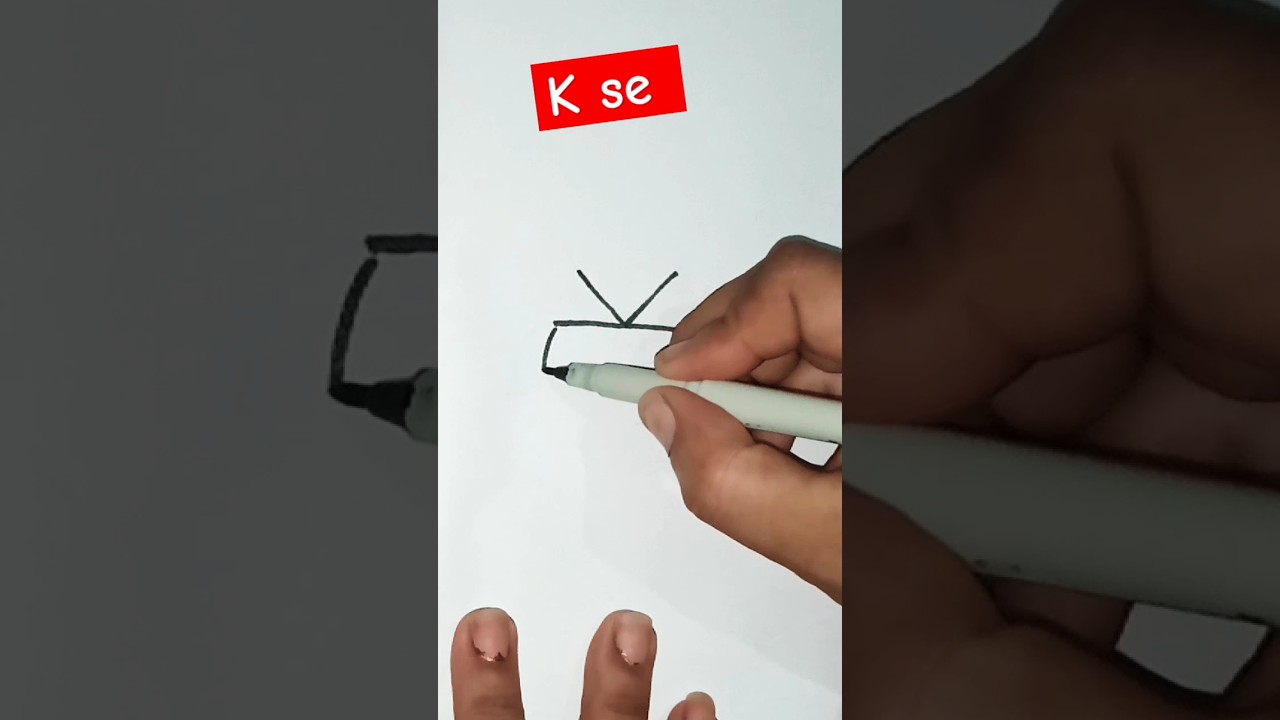 K se drawing#art #drawing - YouTube