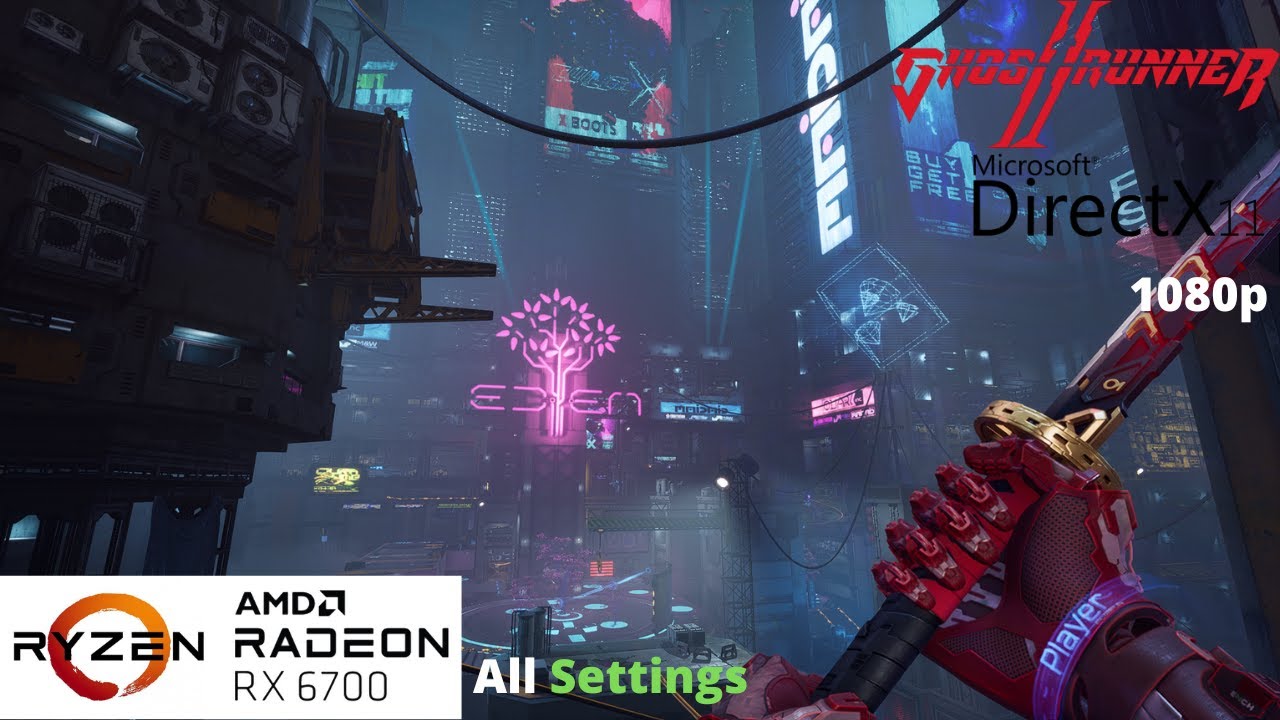 Ghostrunner 2 - RX 6700 Benchmark Run | All Settings - YouTube