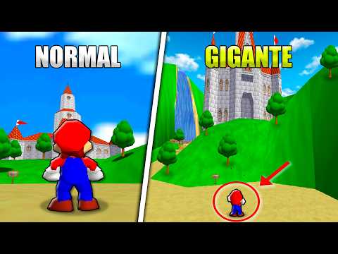 ¿Puedes completar MARIO 64 si los NIVELES son GIGANTES?