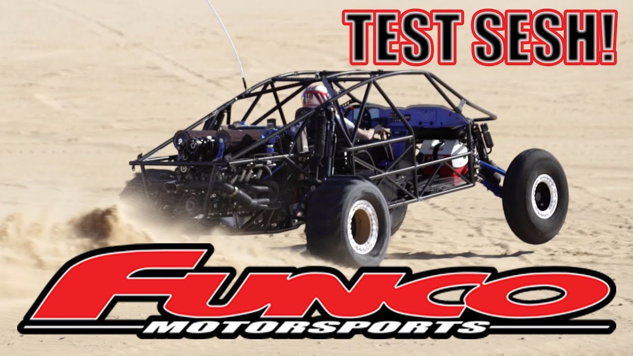 Testing a 900HP Funco Sand Car in Glamis - February 2019 - YouTube