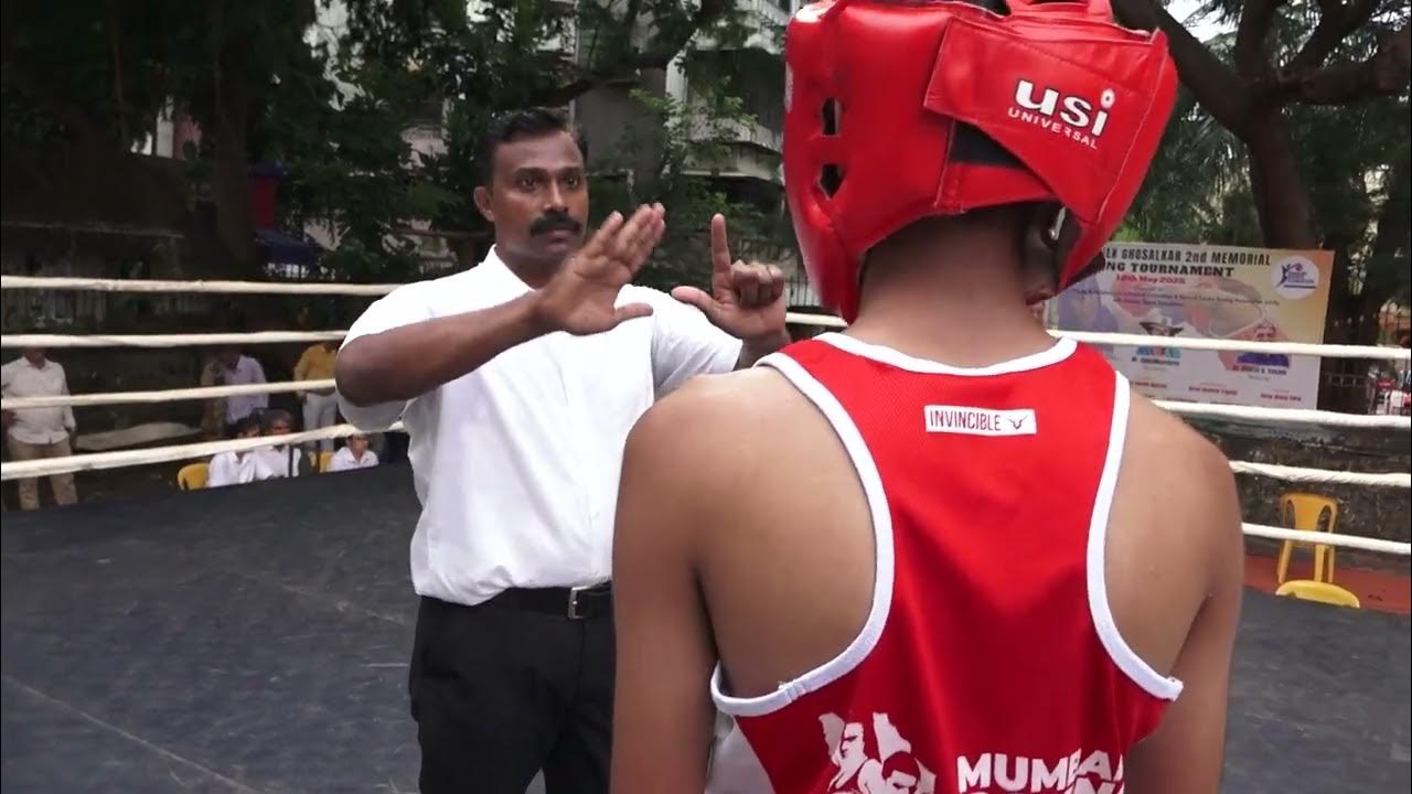 Late. Abhishek Ghosalkar 2nd Memorial Boxing Tournament 2025 Kavya Pathak vs Sujit Bind - YouTube