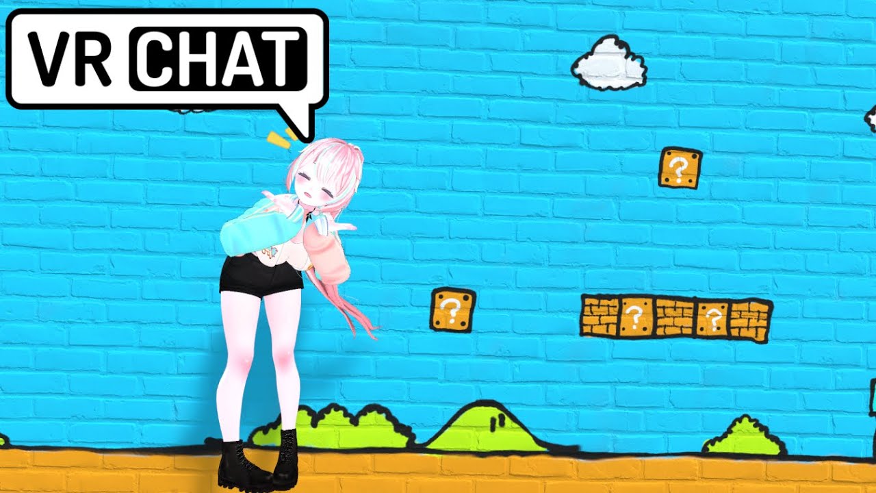 [VRC] 슈퍼 마리오 그리기 Super mario #vrchat - YouTube