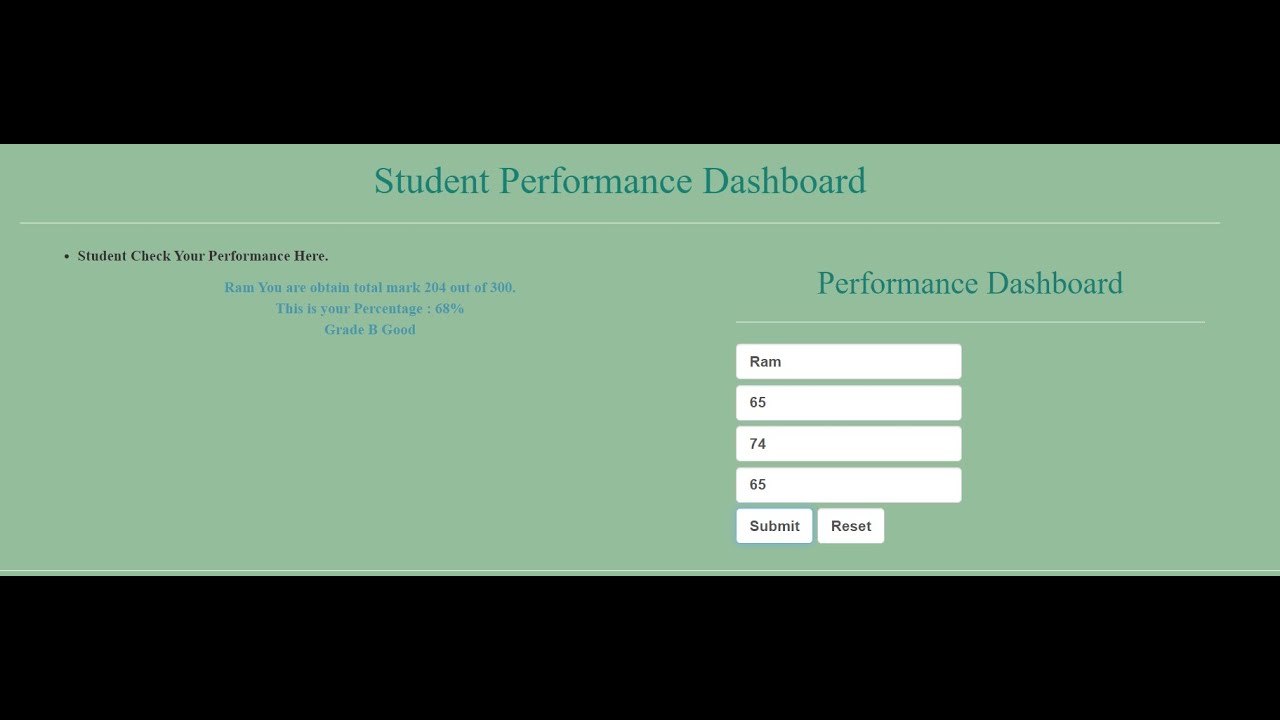 Student Mark & Grade Calculate - YouTube